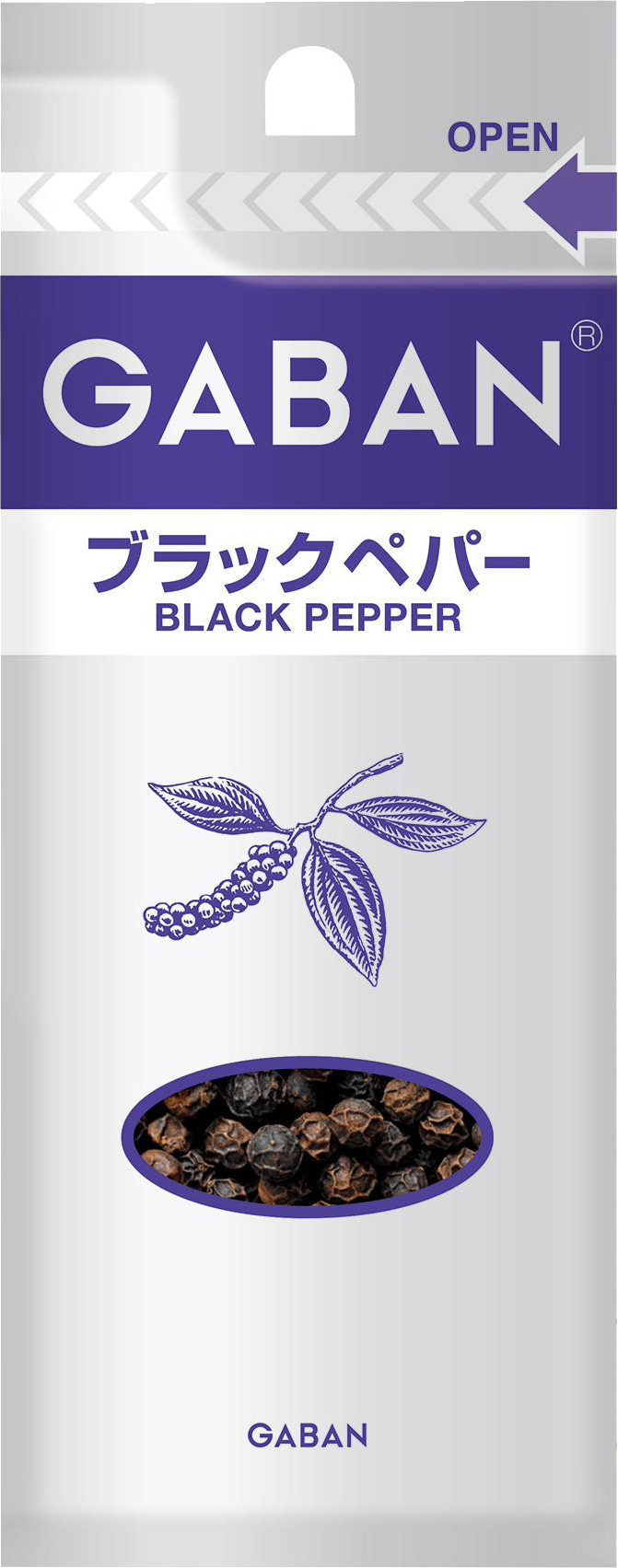 GABAN 17g ブラックペパー ホール 袋 | 商品カタログトップ | ハウス食品
