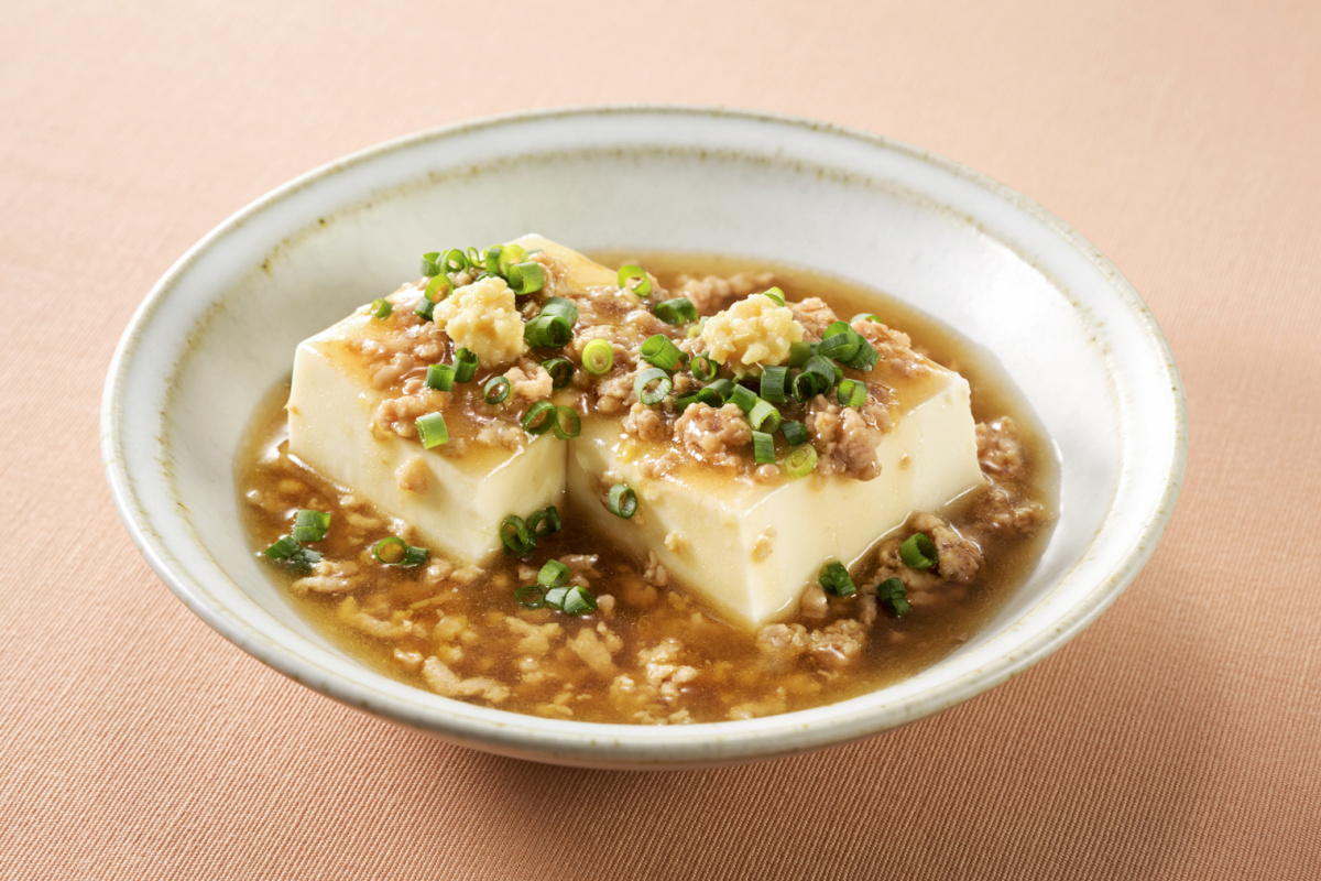 豆腐の鶏しょうがあんかけ レシピ ハウス食品